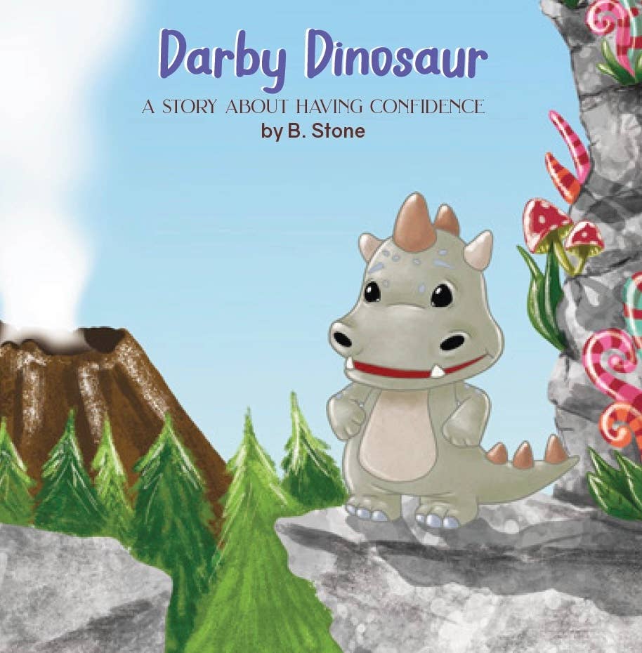 Darby Dino Board Book – With Love, Poppy